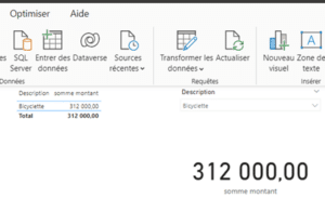 Création d’une mesure DAX dans power BI