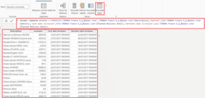 Création d’une mesure DAX dans power BI